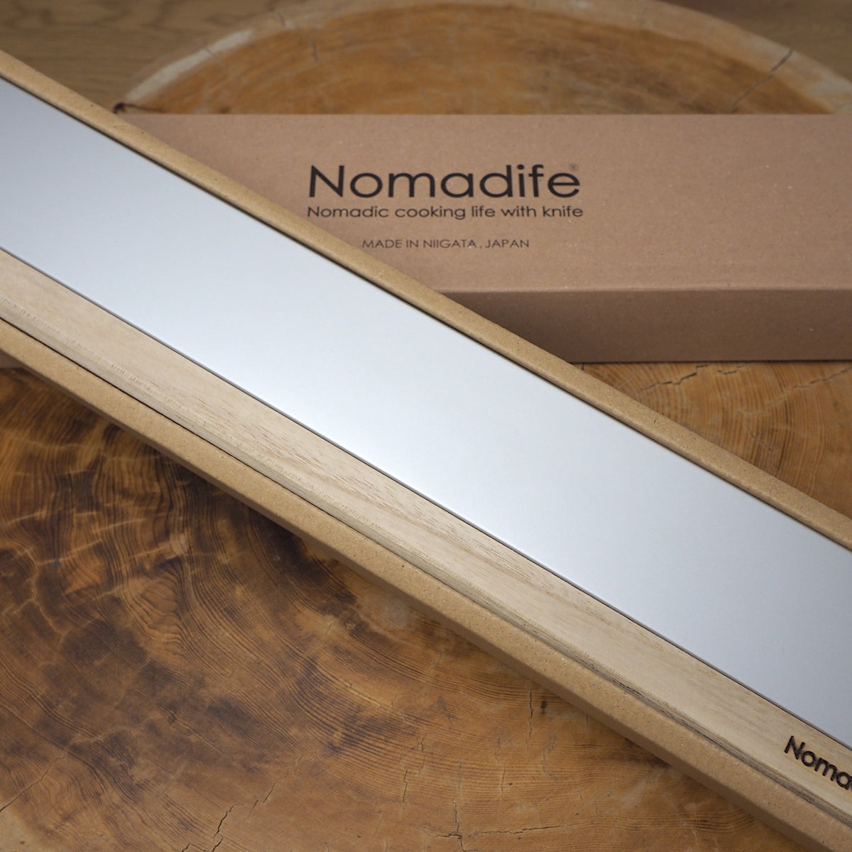 Nomadife Wooden Knife Case Silver Medium – Kaz's Knife and Kitchenware