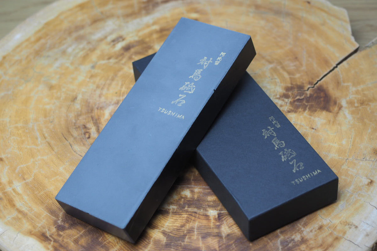 JNAT (Japanese Natural Whetstone) - Tsushima Toishi – Kaz's Knife and ...
