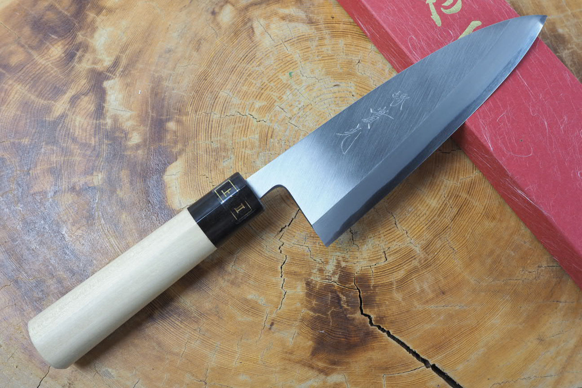 Sakai Jikko "Josaku" White-2 Steel Deba Fish Filleting Knife (15cm/18c ...