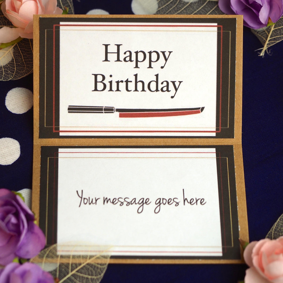 Message Card Service – Kaz's Knife and Kitchenware