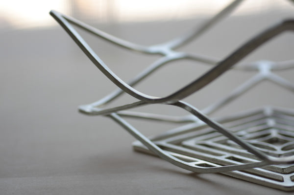 Nousaku - KAGO Bendable Tin Basket - Square M - Kaz's Knife and Kitchenware